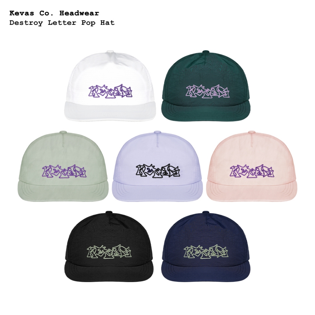 Kevas Destroy Letter Pop Hat / Running Cap | Shopee Malaysia