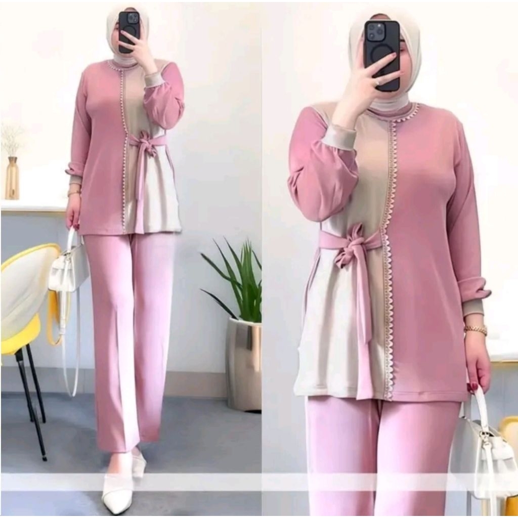 CLARA LACE KNIT SET SIDE STRAP LD 110//ONE CLARA KNIT LACE SET RECENT ...
