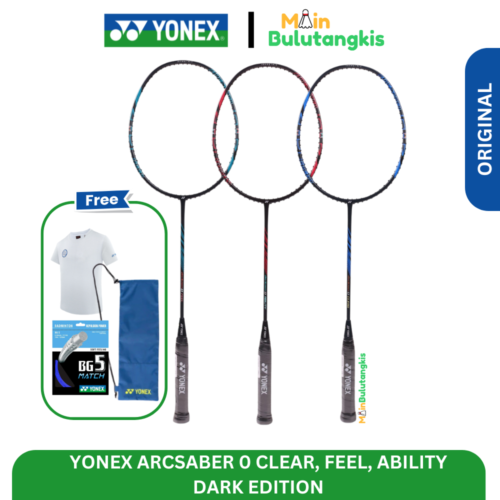 Original Yonex Arcsaber 0 Clear Feel Ability Dark Edition Badminton ...