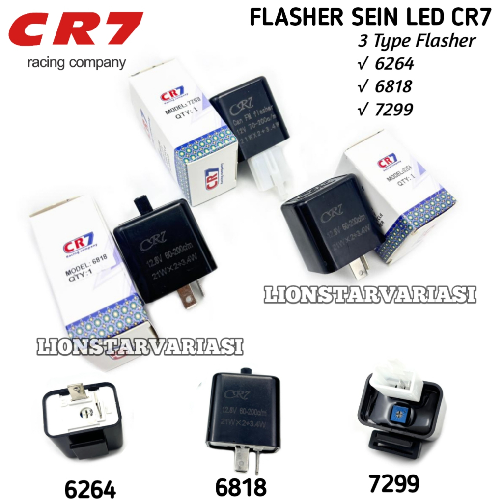 Original CR7 LED Turn Signal Flasher Universal 3 Type CR7 Turn Signal ...