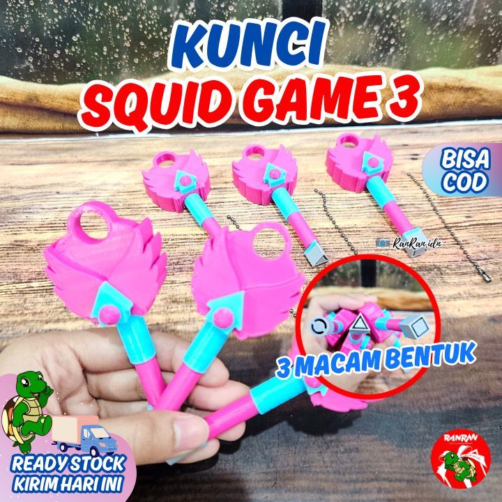Squid Game Season Key 3/ Squid Game Season Toy Key 3/ Squid game key ...