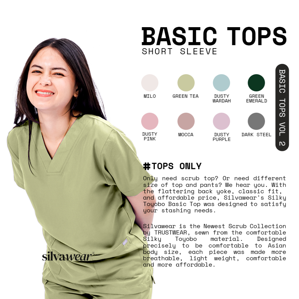 Doctor's Scrub / OKA OK Nurse/Doctor Short Sleeve Scrub II SILVAWEAR ...