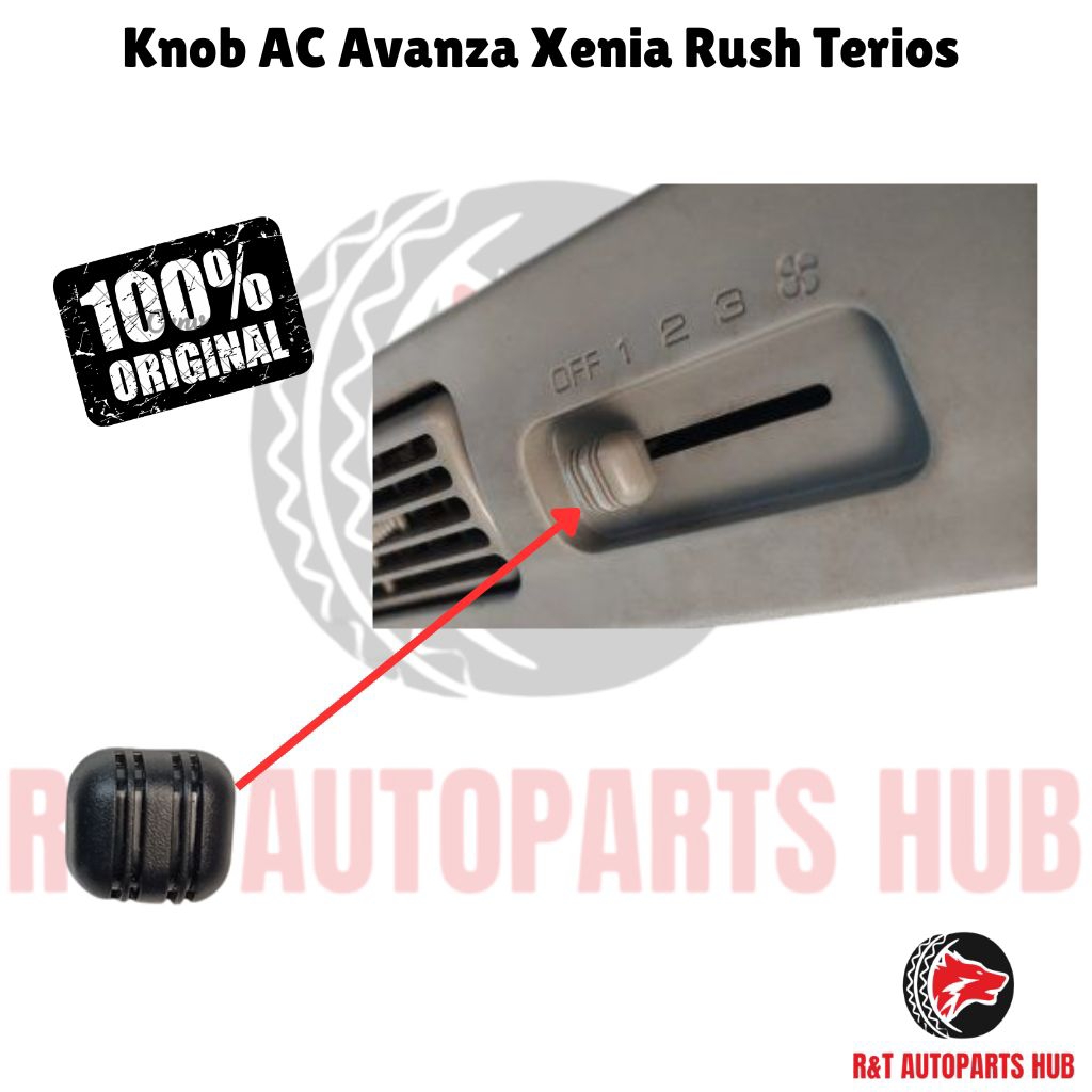 Original Avanza Xenia Rush Terios Rear AC Knob UNIT PRICE | Shopee Malaysia