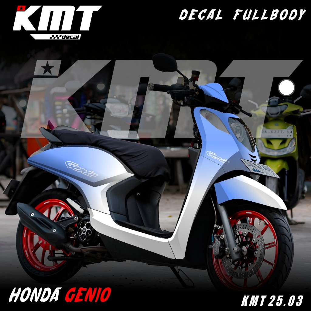 NEWEST Honda Genio Motorcycle Full Body Decal Sticker 2019 2020 2021 ...