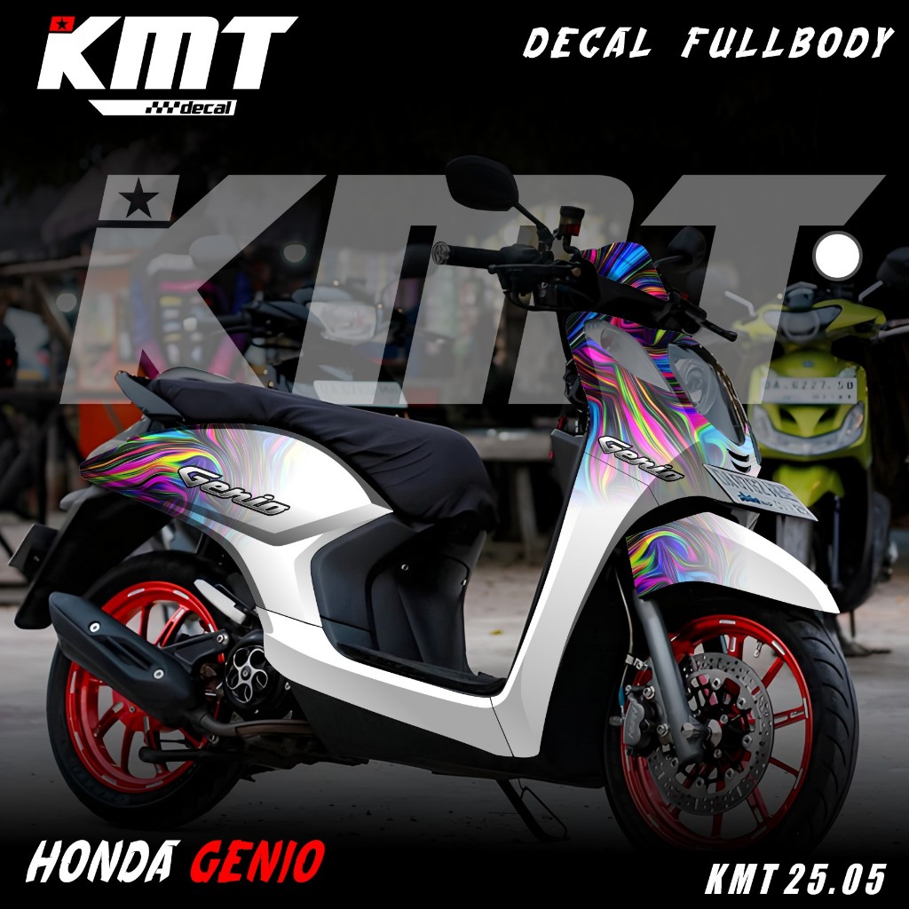 NEWEST Honda Genio Motorcycle Full Body Decal Sticker 2019 2020 2021 ...