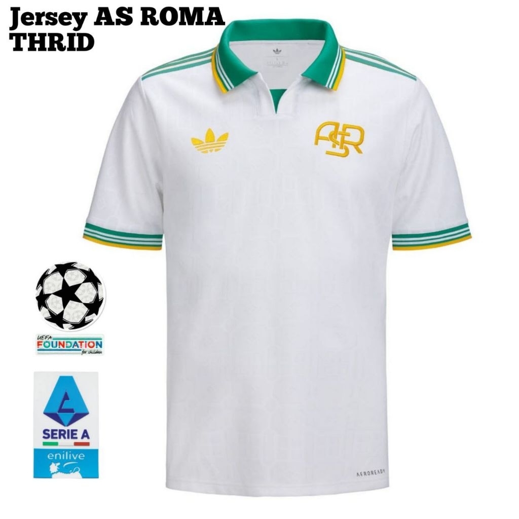 AS Roma Thrid Jersey 2025 2026 - Latest AS Roma Thrid Fans Version 25 ...