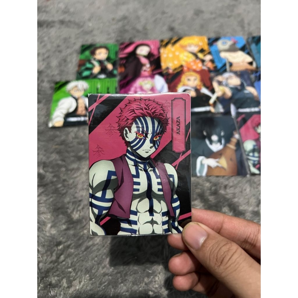 Demon Slayer X Familymart Akaza Secret Card Kimetsu no Yaiba | Shopee ...