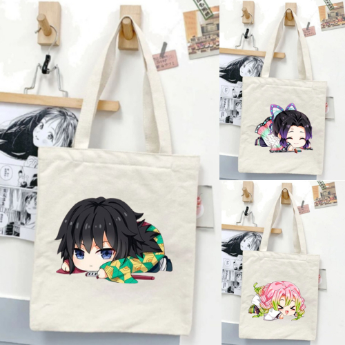 [Premium] Tote Bag Kimetsu No Yaiba Demon Slayer Giyu Tanjiro Mitsuri ...