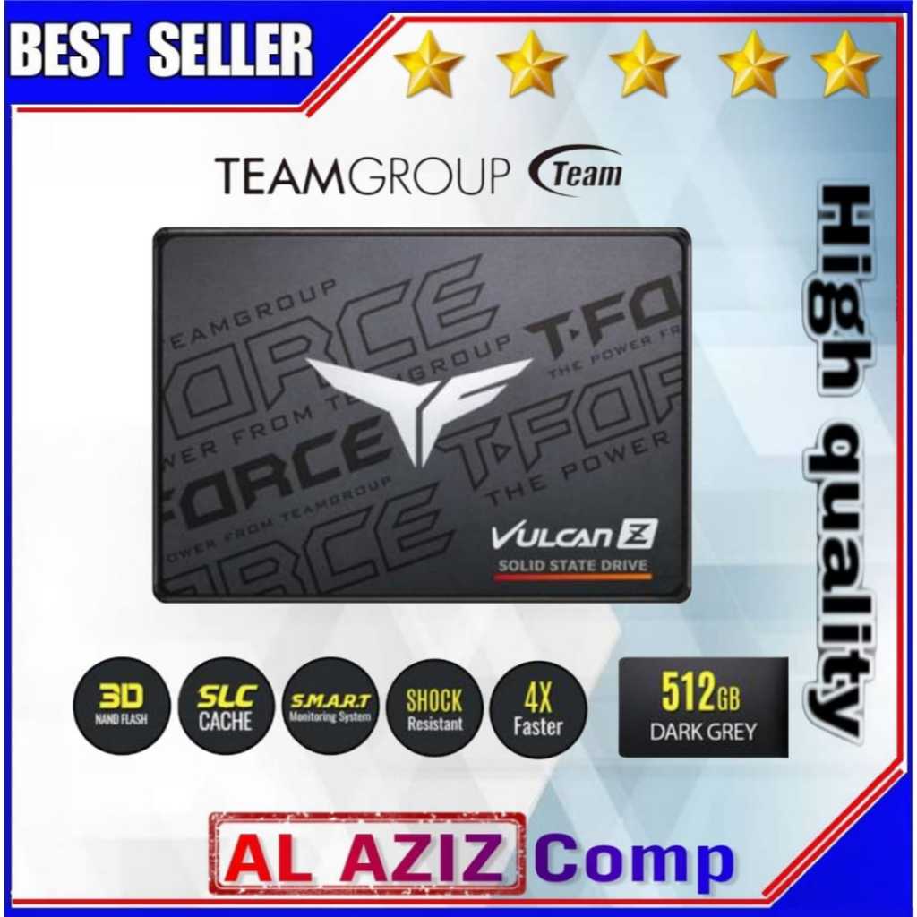 TeamGroup Vulcan Z Series 512GB SATA III SSD | Shopee Malaysia