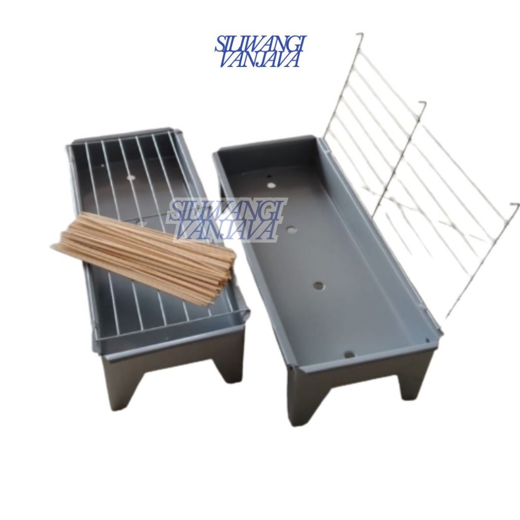 Grilling Tools Satay Grill/s Charcoal Container/s Chicken Grill/s Free ...