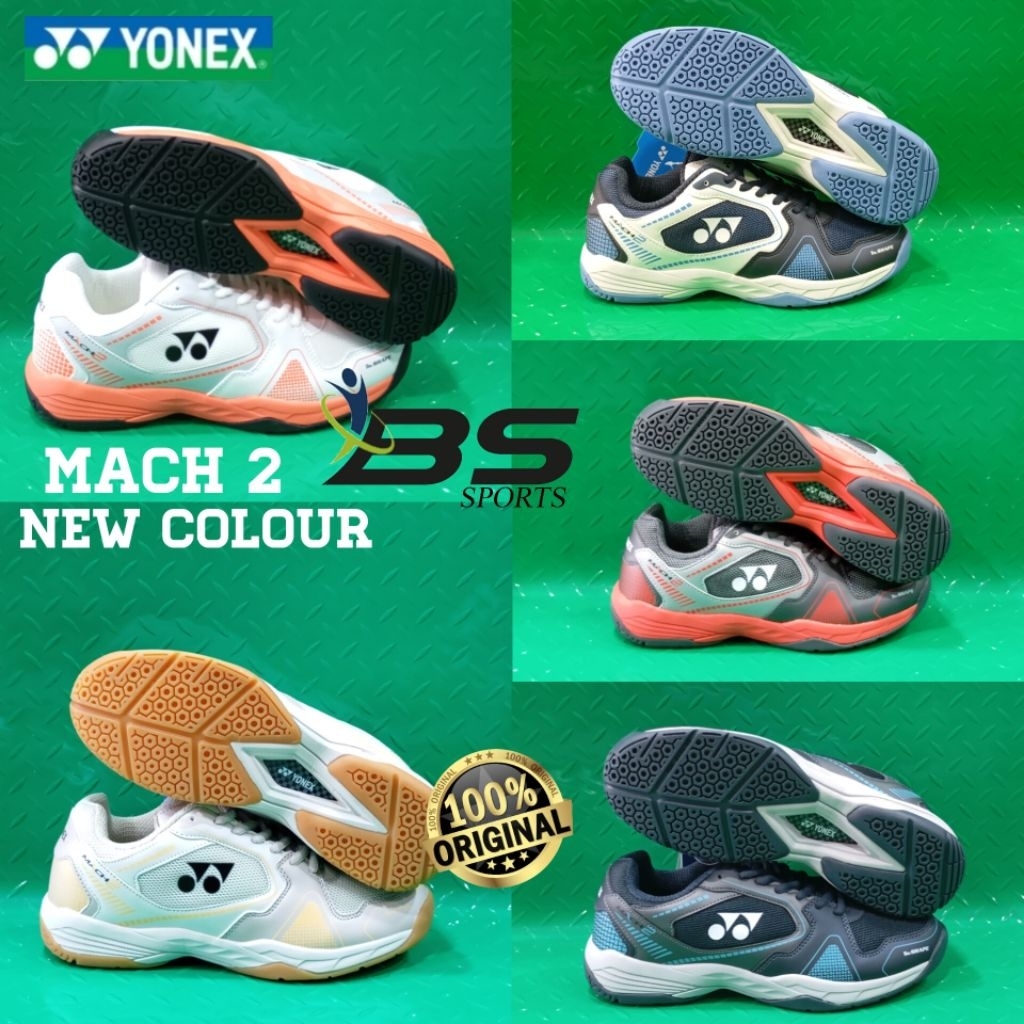 ORIGINAL YONEX MACH2 MACH 2 JUNIOR BADMINTON SHOES | Shopee Malaysia