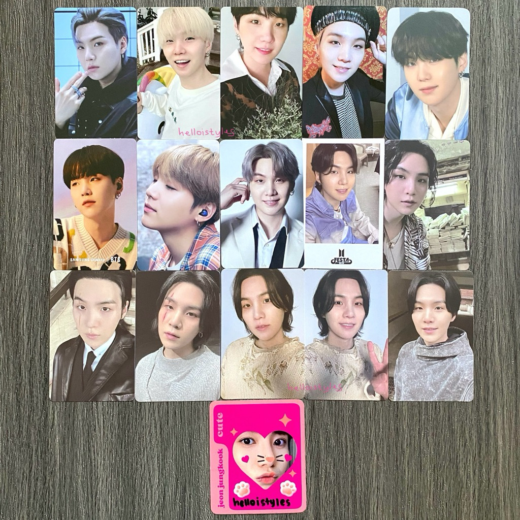 (2/5) Photocard PC SUGA BTS Official Yoongi DDAY Weverse Proof TMA 2021 Polaroid Festa 2025 ...
