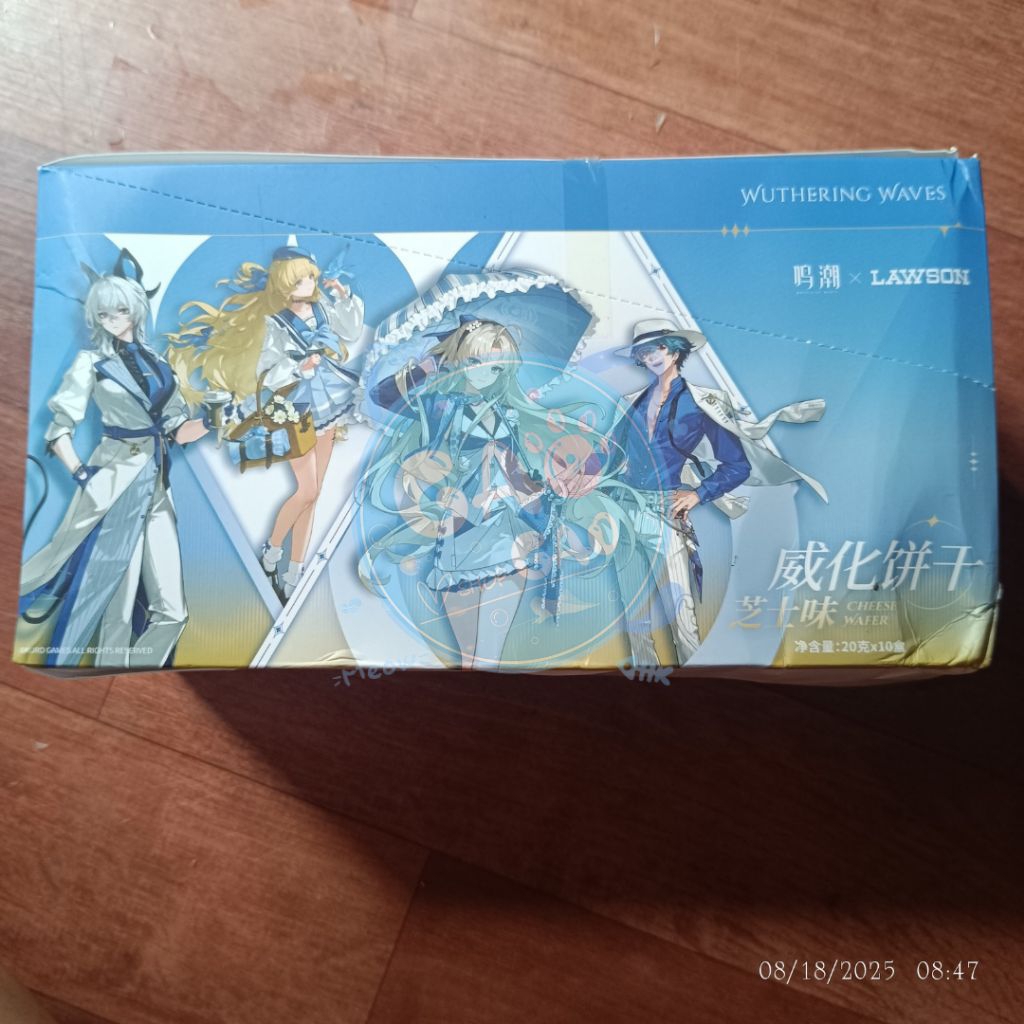 WUTHERING WAVES WUWA [LAWSON] Blind Box Cheese Wafer Card | Shopee Malaysia