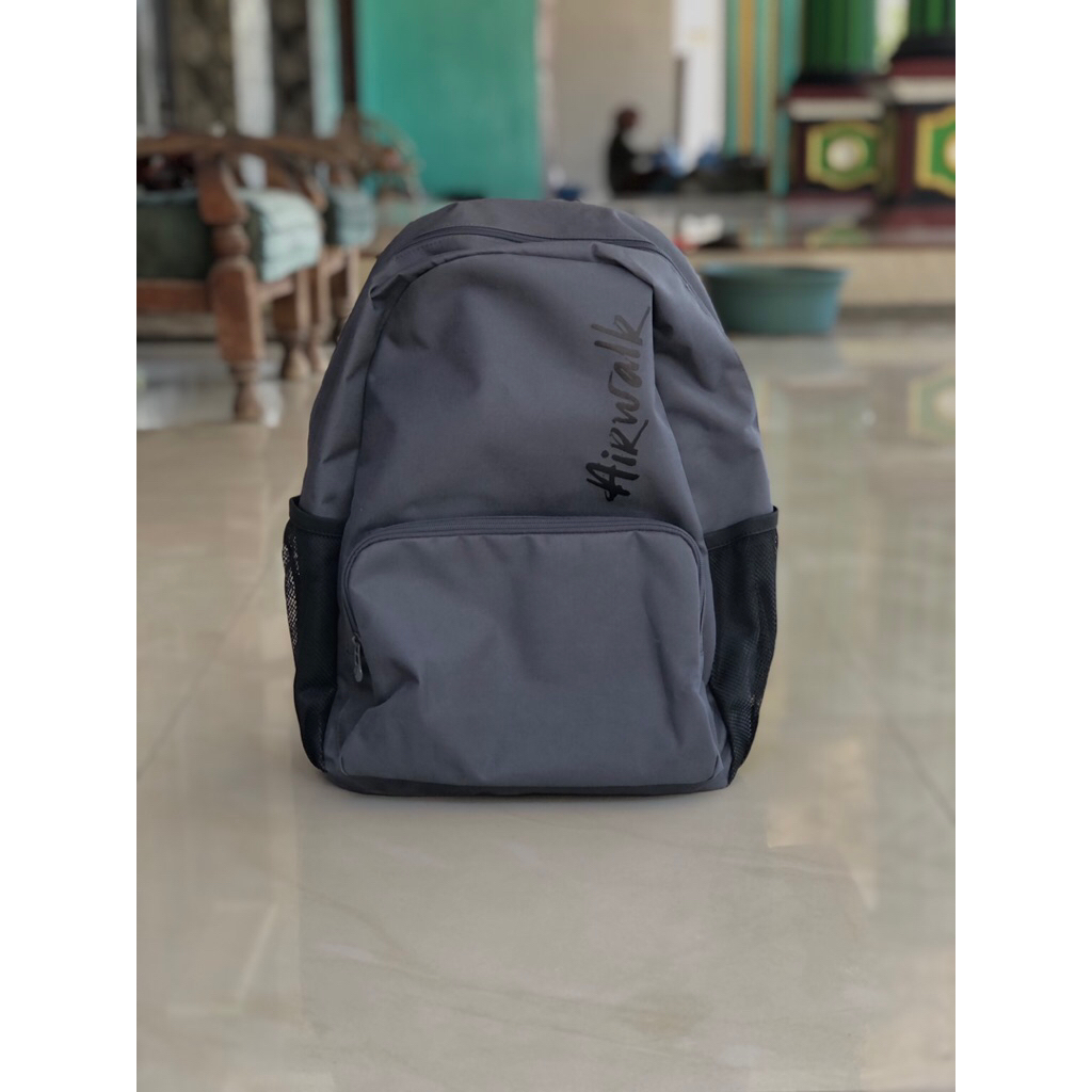 Original official airwalk grey unisex backpack | Shopee Malaysia