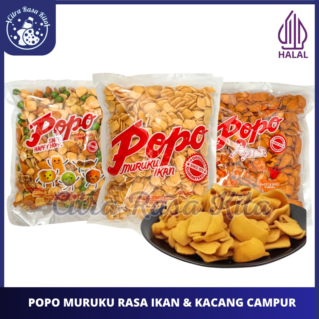 Popo Muruku Malaysian Fish Snack Sweet Spicy & Happy Hour Variant/ Mix ...