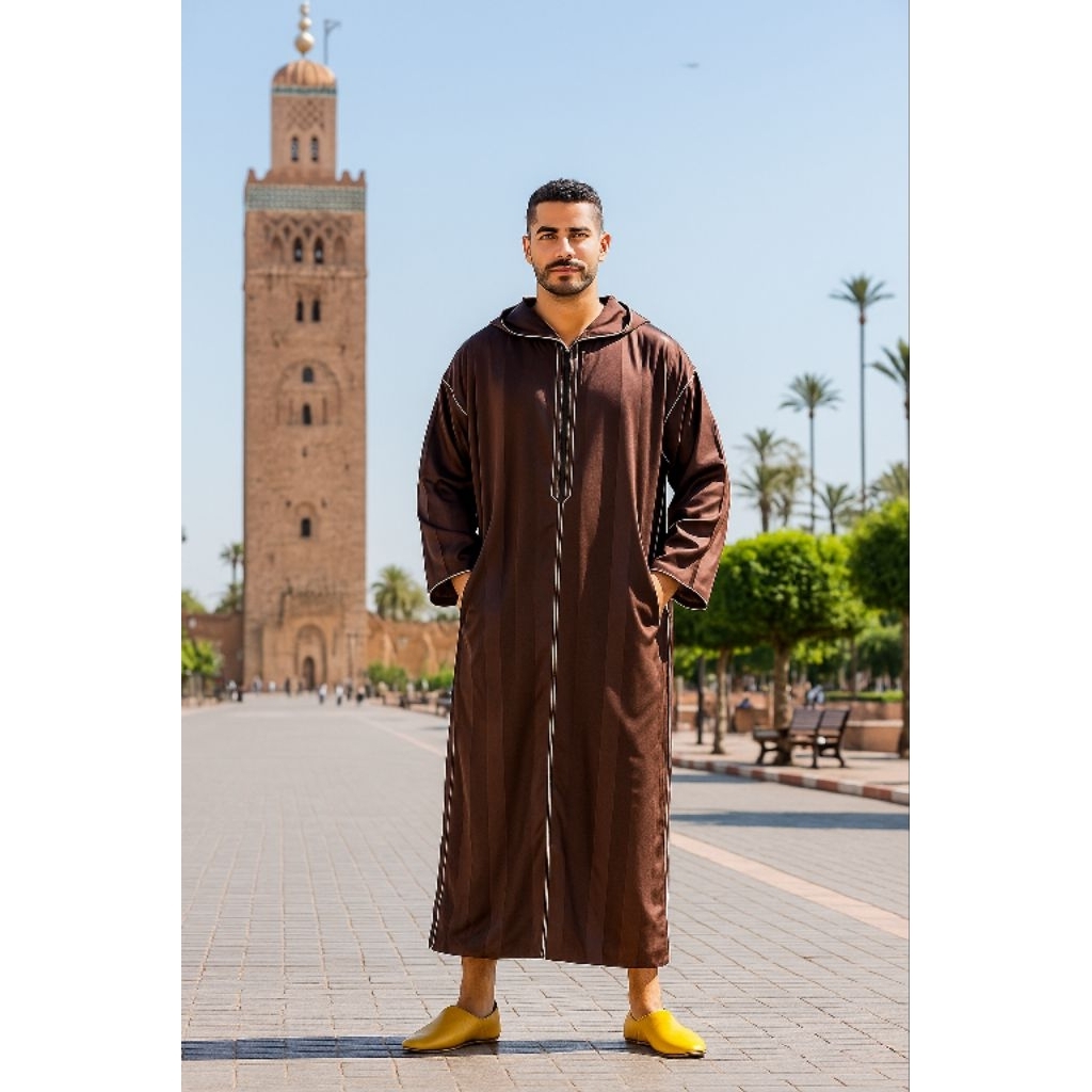 Umrah Clothes Gamis Hoodie Djellaba Morocco Jalabah Moroccan Kapucong ...