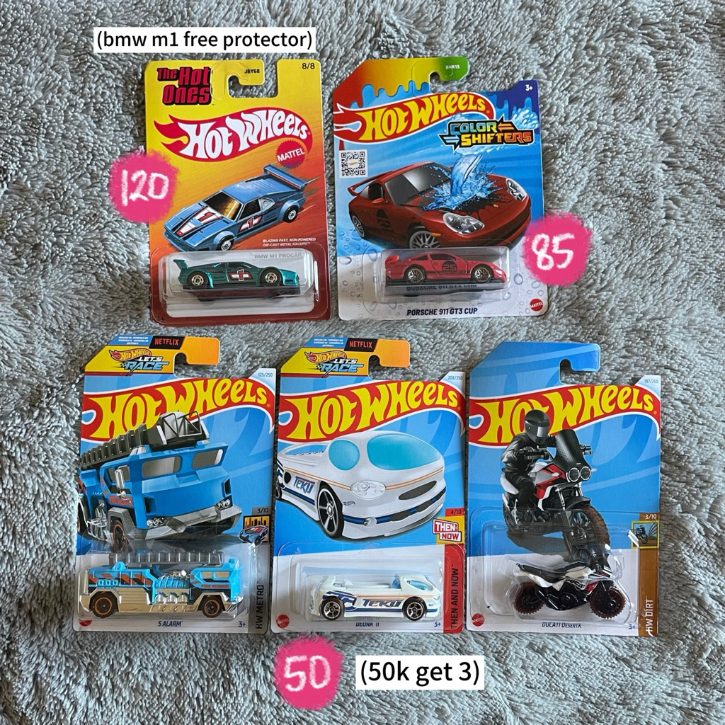 Hot wheels diecast porsche 911 gt3 cup color shifters 5 alarm deora II ...