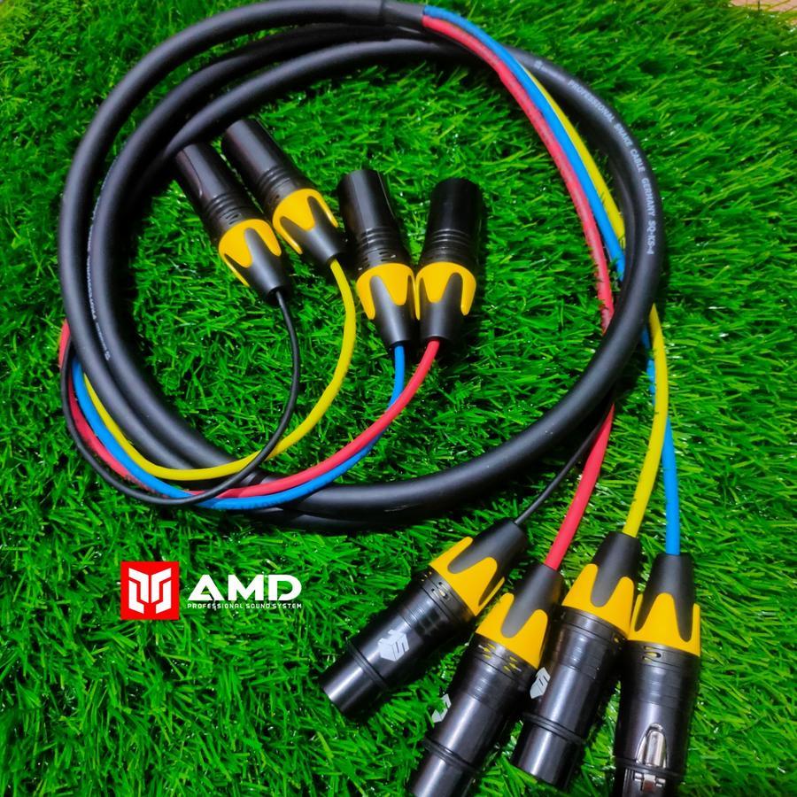 CHANEL Snake input cable 4 channel xlr male to female 1 meter | Shopee ...