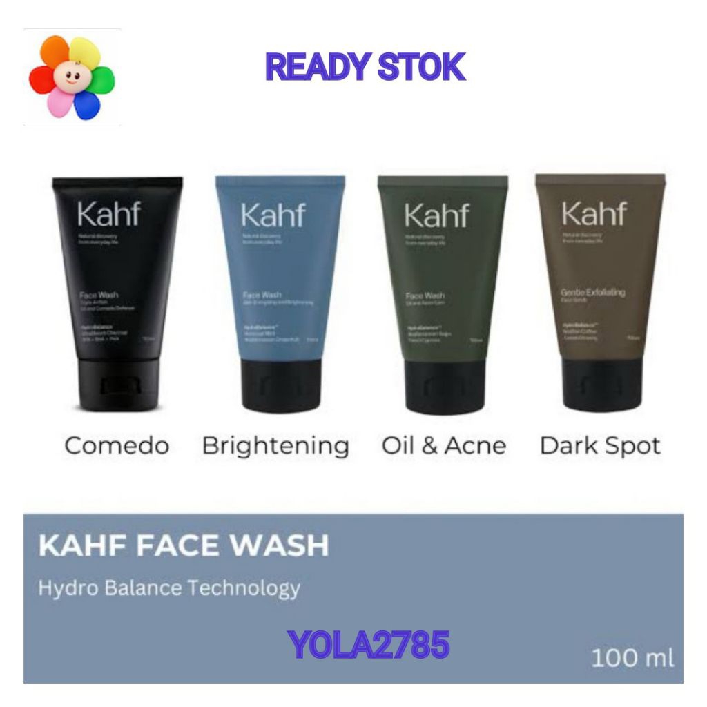 Kahf Men Face Wash 100 ML 100ml Men's Facial Soap | Shopee Malaysia