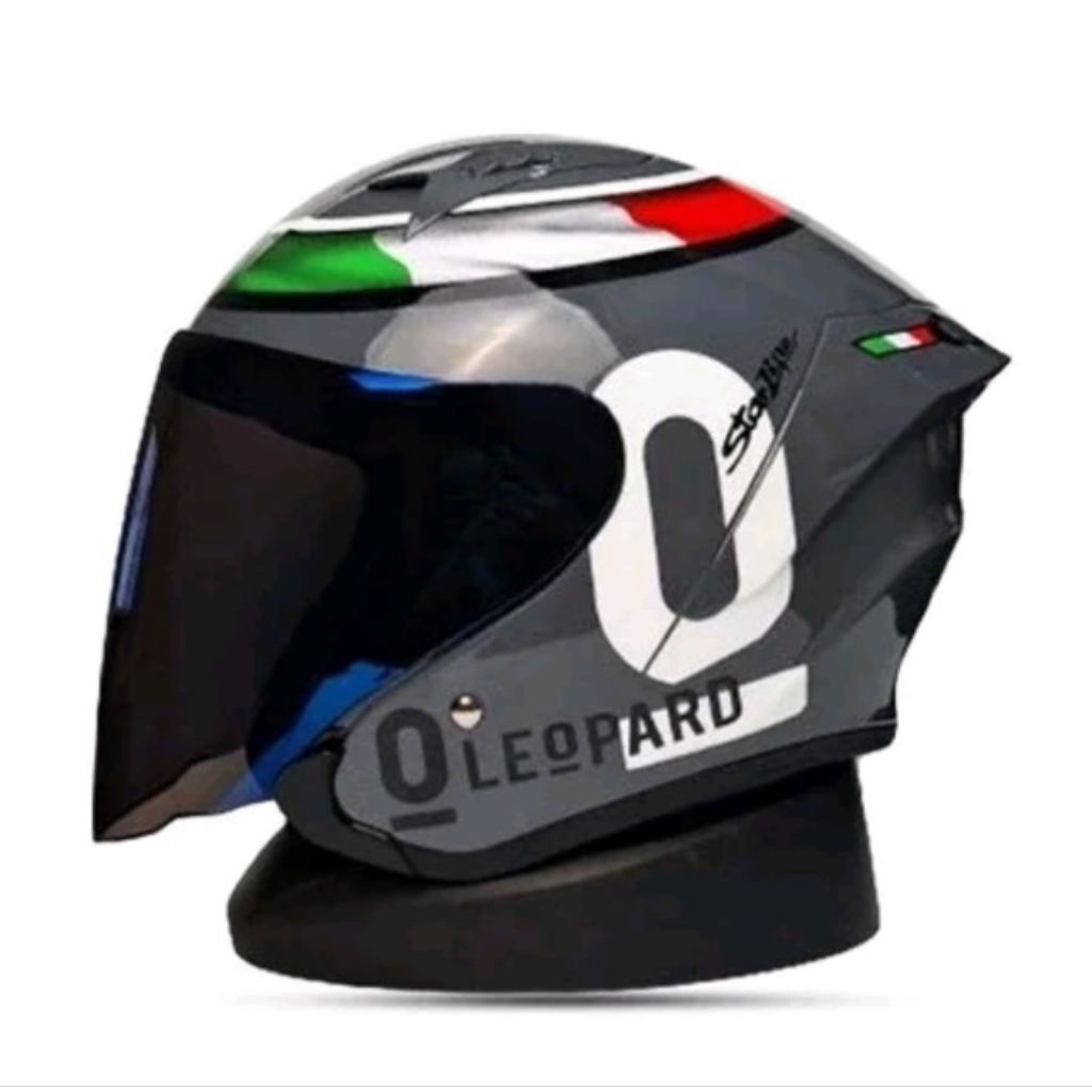 MLA HAKAI LEOPARD HELMET, Latest Trendy Half Face Helmet for Men and ...