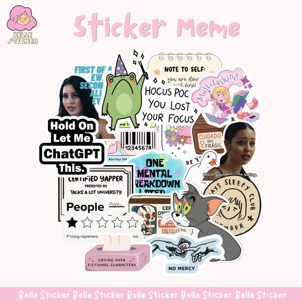 HP Funny Parody Meme Stickers 8cm Humor Typo Logo For Case Laptop ...