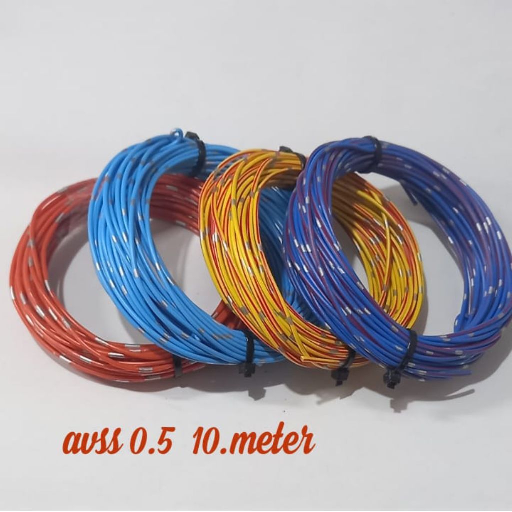 [10 Meters] AVSS 0.5 mm Solid Skin Version Body Cable | Shopee Malaysia