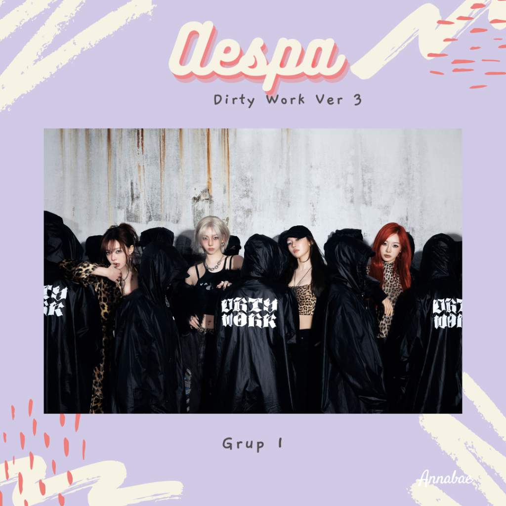 Poster Aeespa Dirty Work Ver 2 Dirty Code (PART 1) | Shopee Malaysia