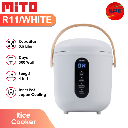 MITO DIGITAL RICE COOKER CAPACITY 0.5 LITER R11 OFFICIAL GUARANTEE ...