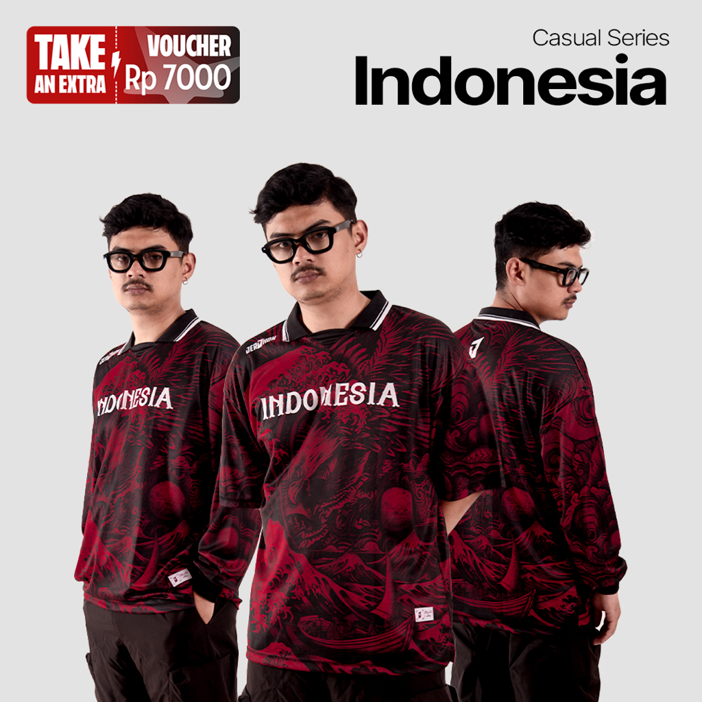 Jerjhon Jersey Oversized Casual Series Indonesian Edition - Limited ...