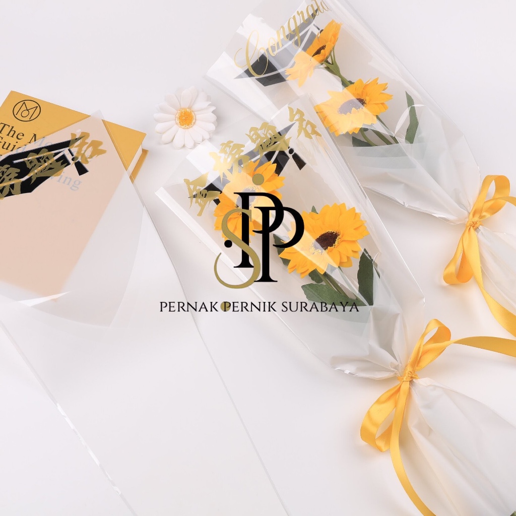 [1 PACK CONTAINS 30 SHEETS] PLASTIC FLOWER CONGRATD GRADUATION PLASTIC ...