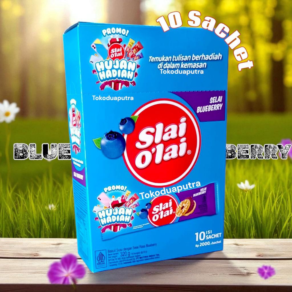 Blueberry scarf 1 box (10 sachets) | Shopee Malaysia