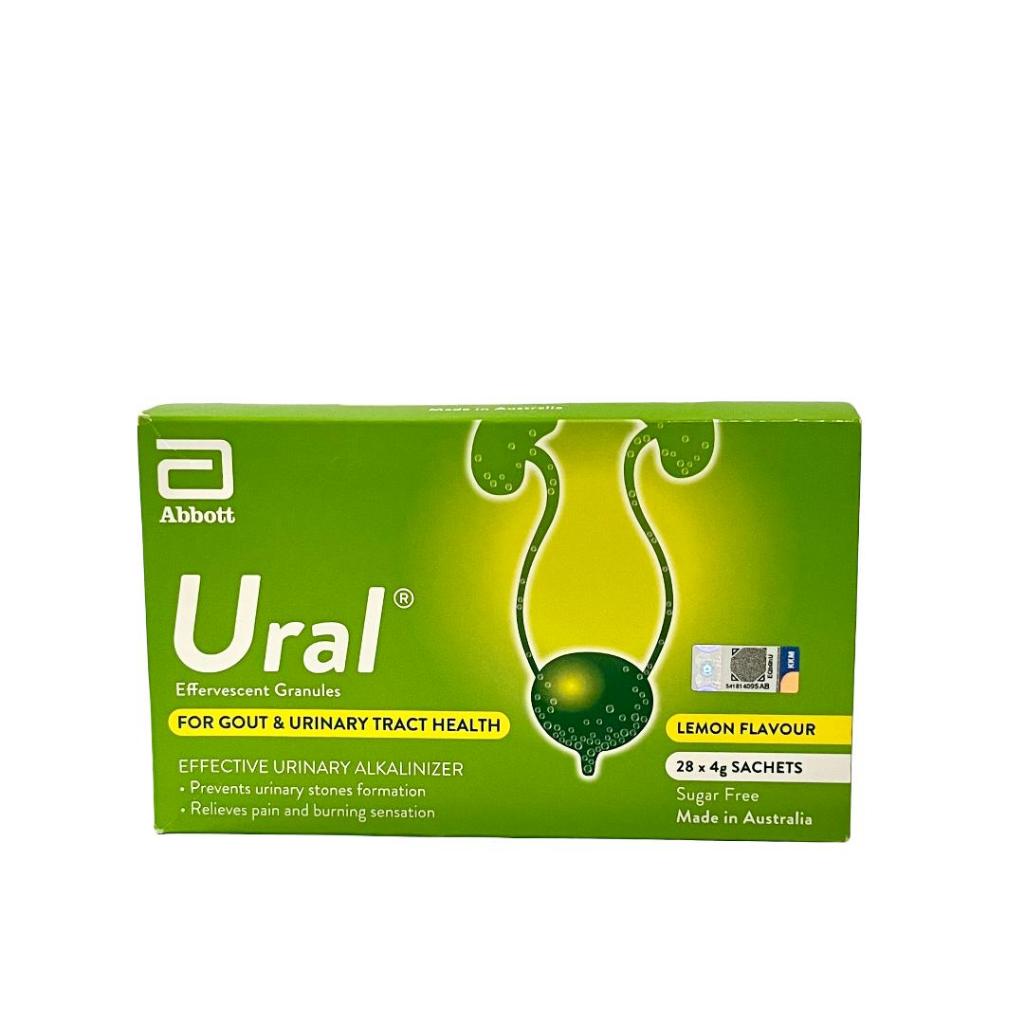 Abbott Ural Effervescent Sachet Granules 28x4 grams Lemon Flavor ...