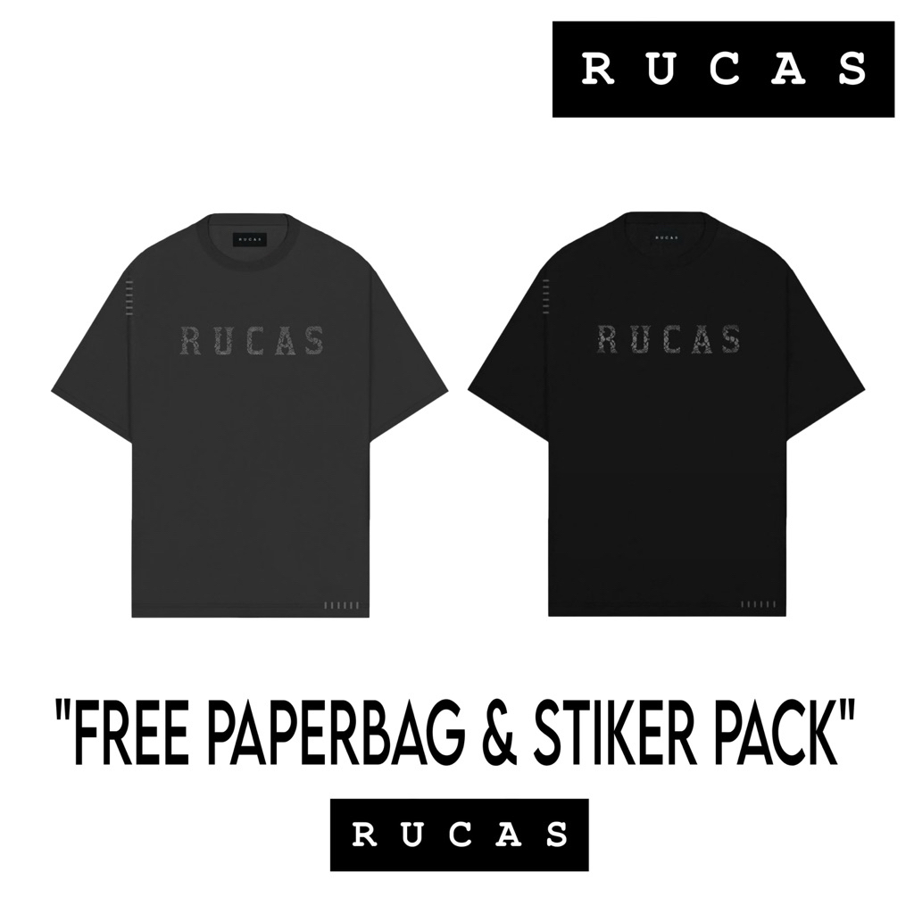 [ORIGINAL] RUCAS “The Initial” Pyhton Black and Gray Texture Tee ...