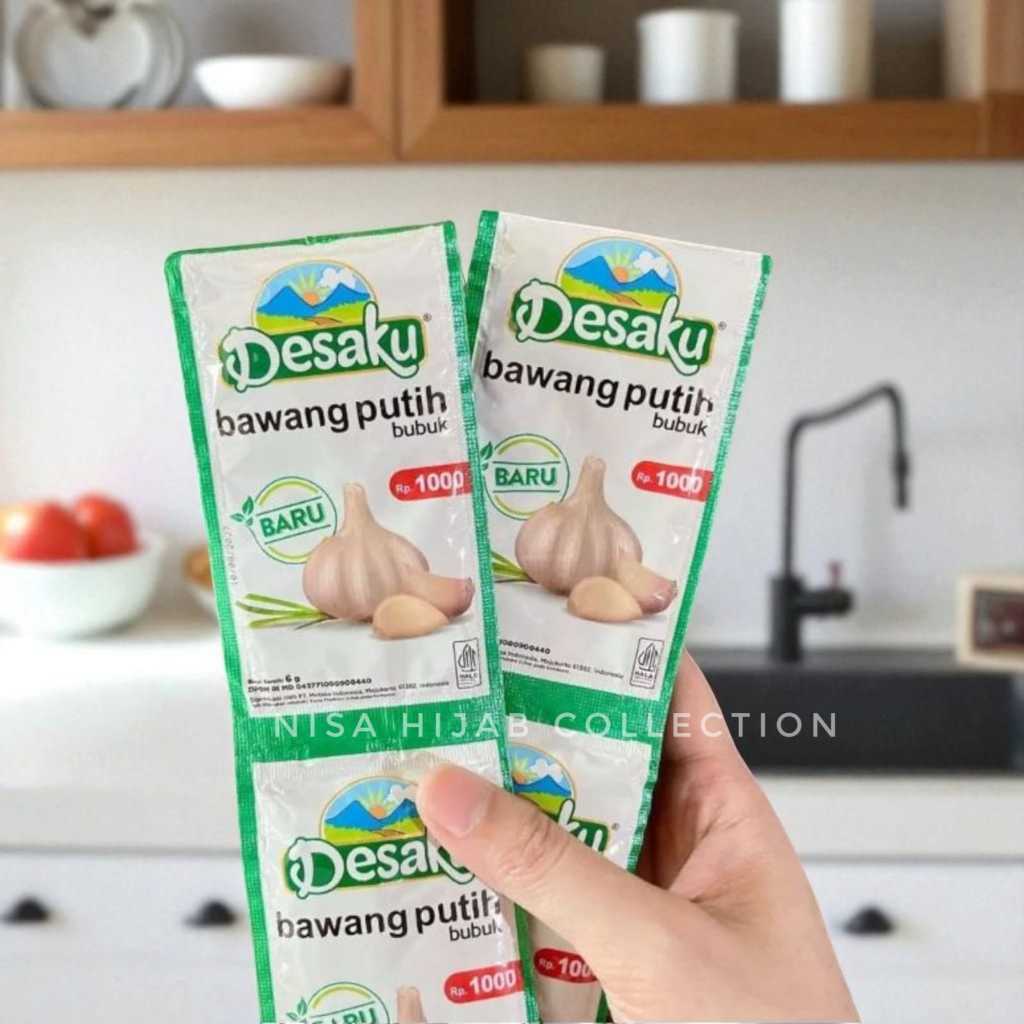DESAKU Garlic Powder plan contains 12 sachets 6gr | Nisadkc | Shopee ...
