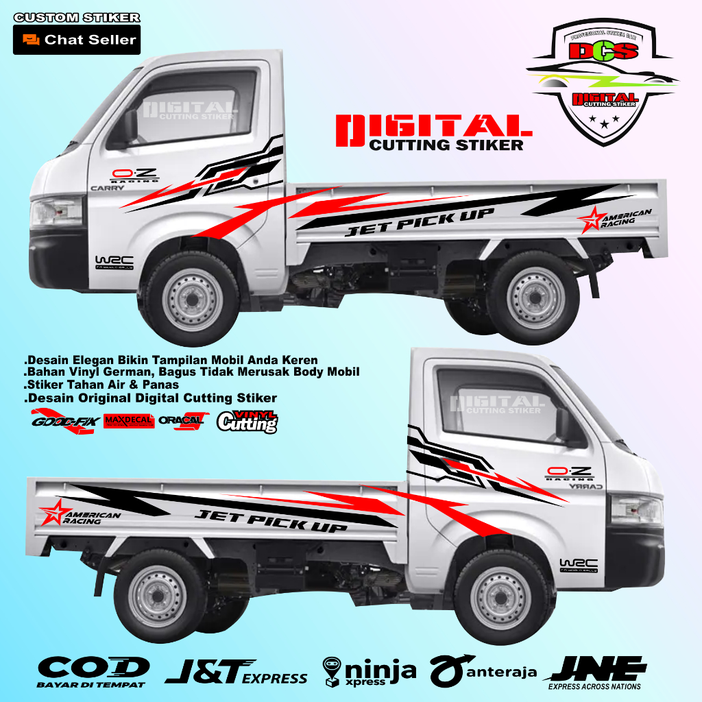 New pick up car sticker, new carry sticker, pickup car body | Shopee ...