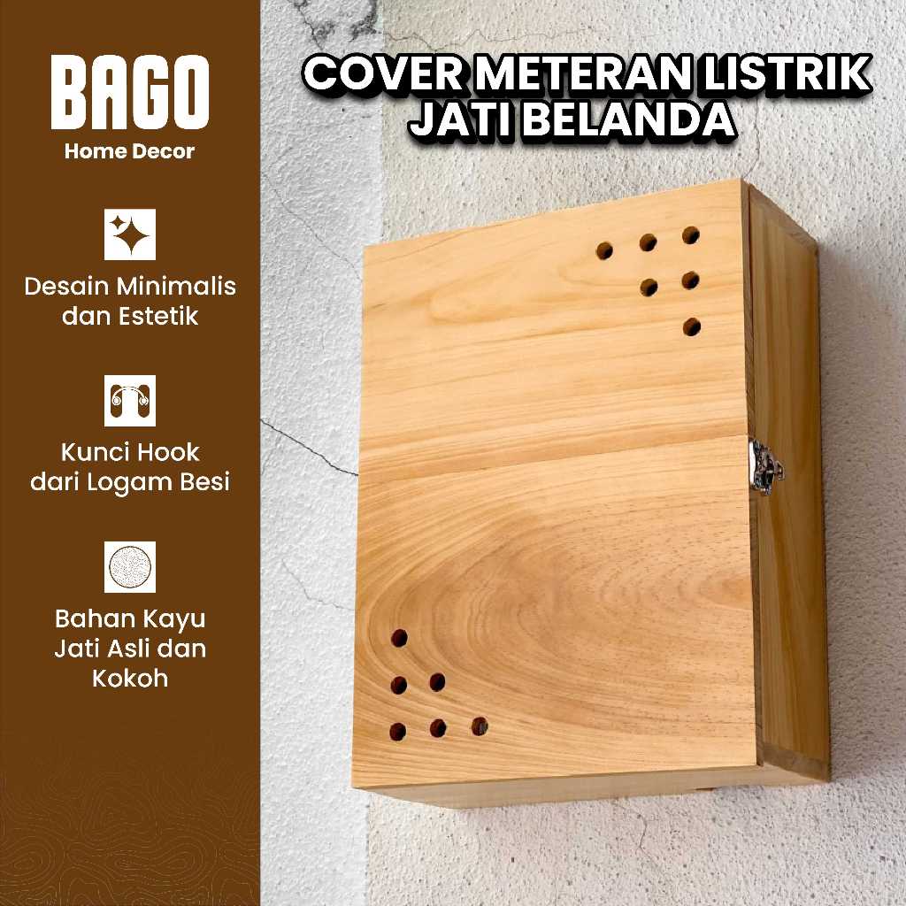 Prepaid / Token / Digital Electricity Meter Cover Box, Plain Natural ...