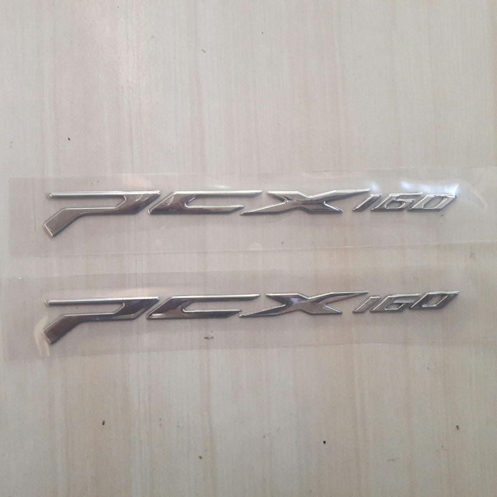 Original 3d honda pcx 160 emblem 1 set right and left | Shopee Malaysia