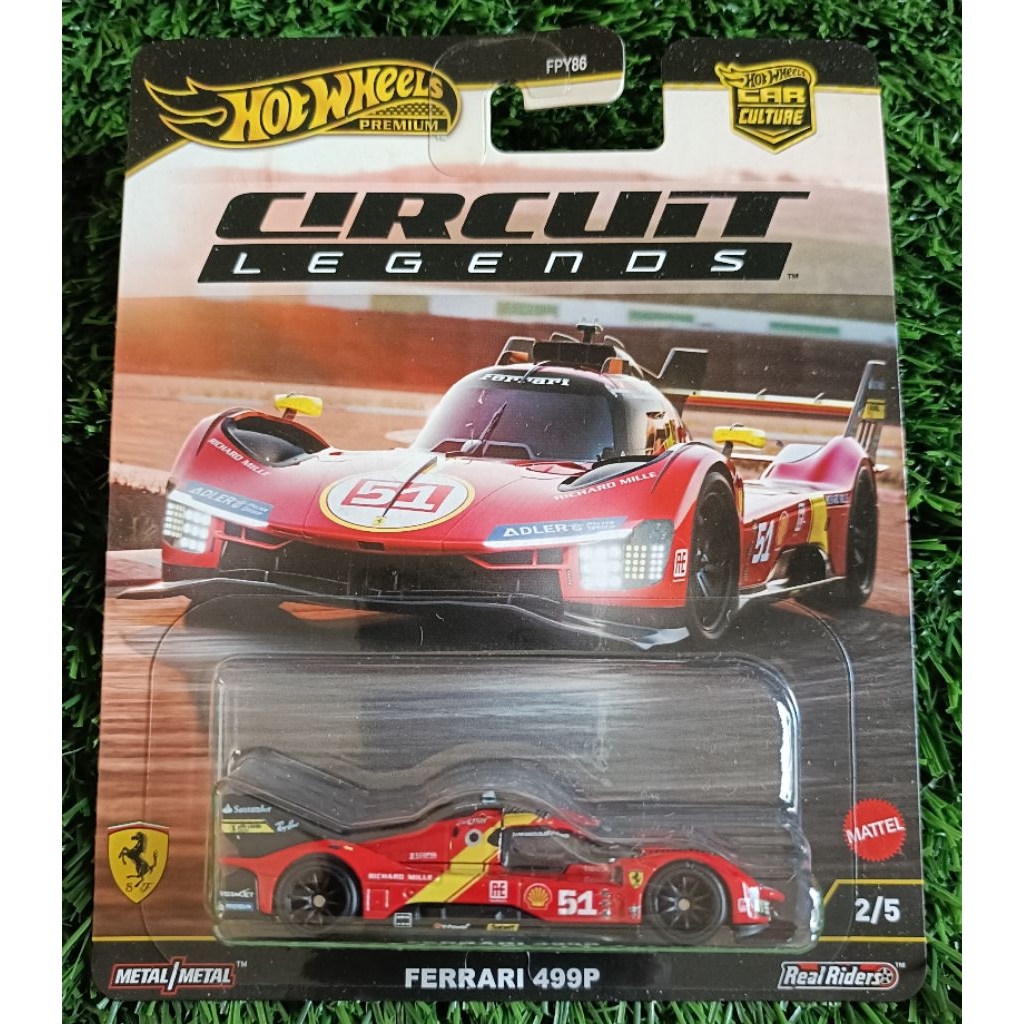 Hot Wheels Premium FERRARI 499P CIRCUIT LEGENDS | Shopee Malaysia