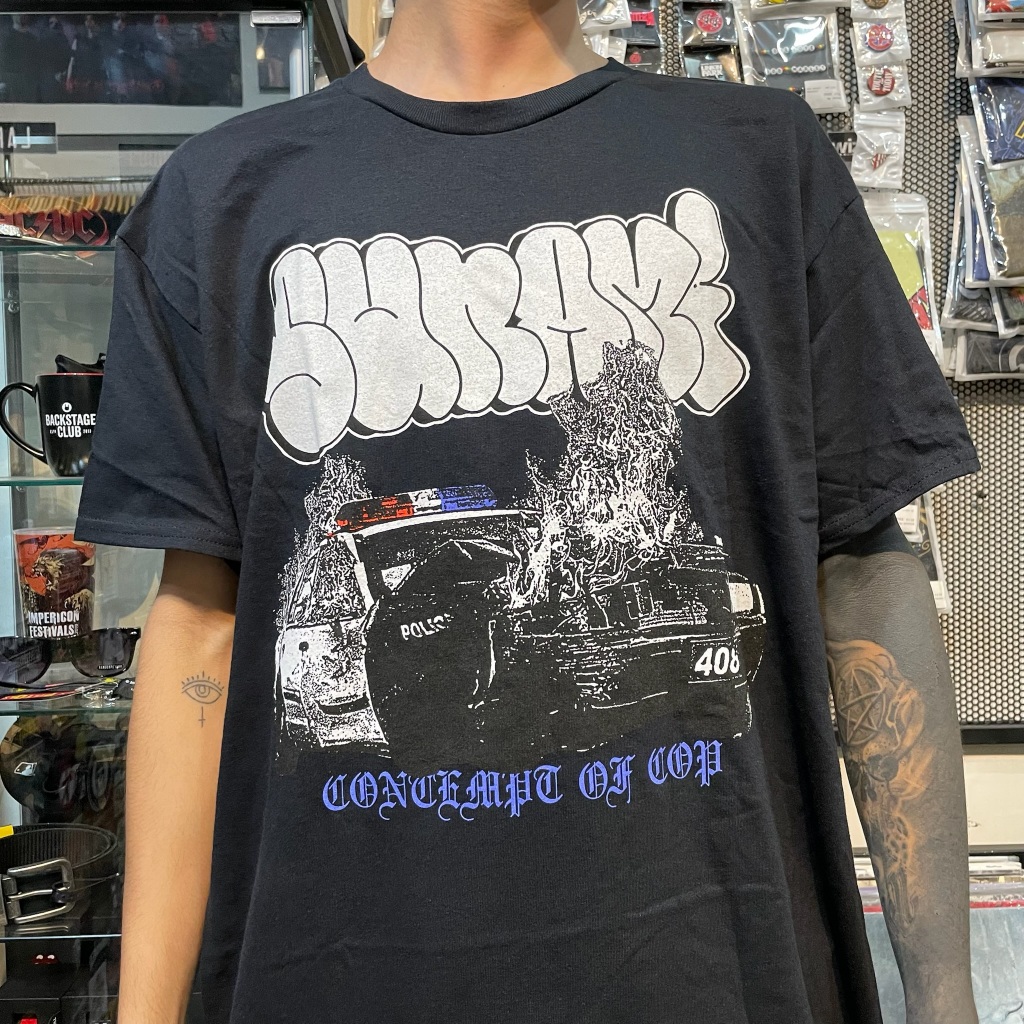 Official SUNAMI Band T Shirt - CONTEMPT OF COP Original | Shopee Malaysia