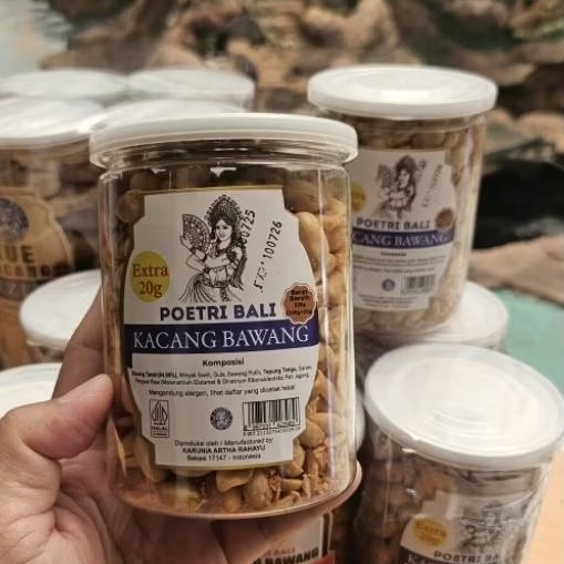 ED 12.26 JAR 320GR - BALI POETRI PEANUTS JAR ONION PEANUTS 320GR BALI ...