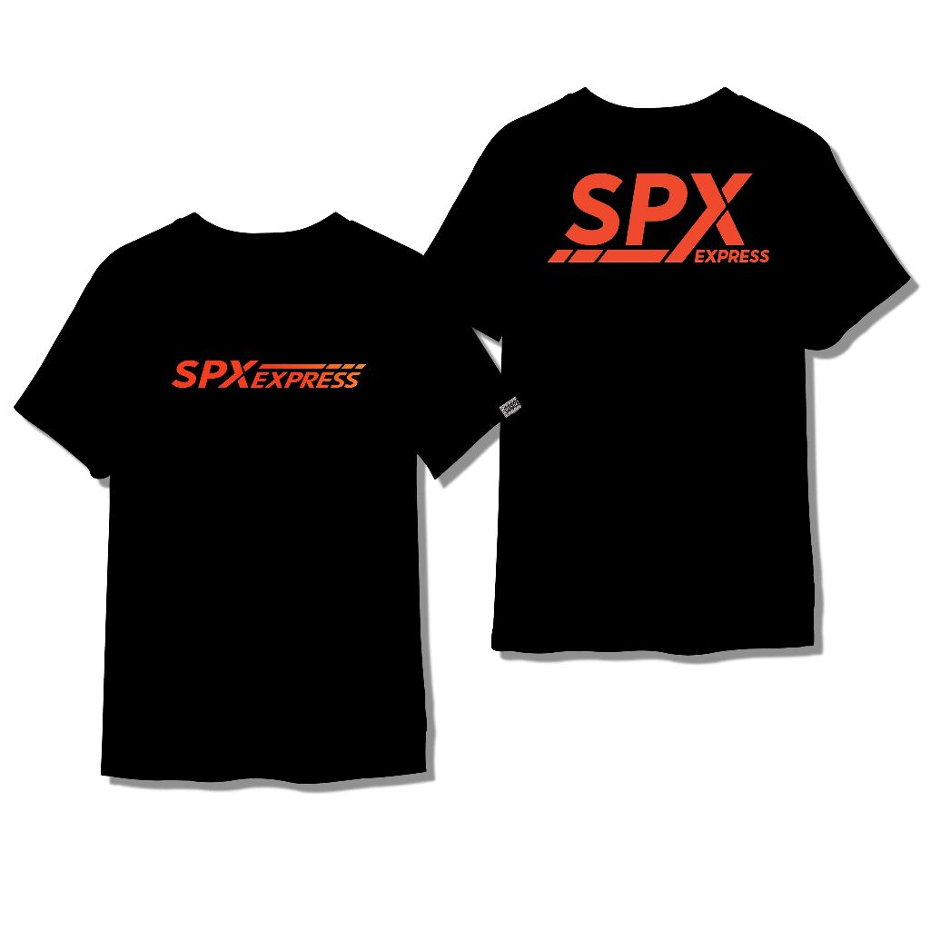 Spx express full new edition black logo T-Shirt | Shopee Malaysia