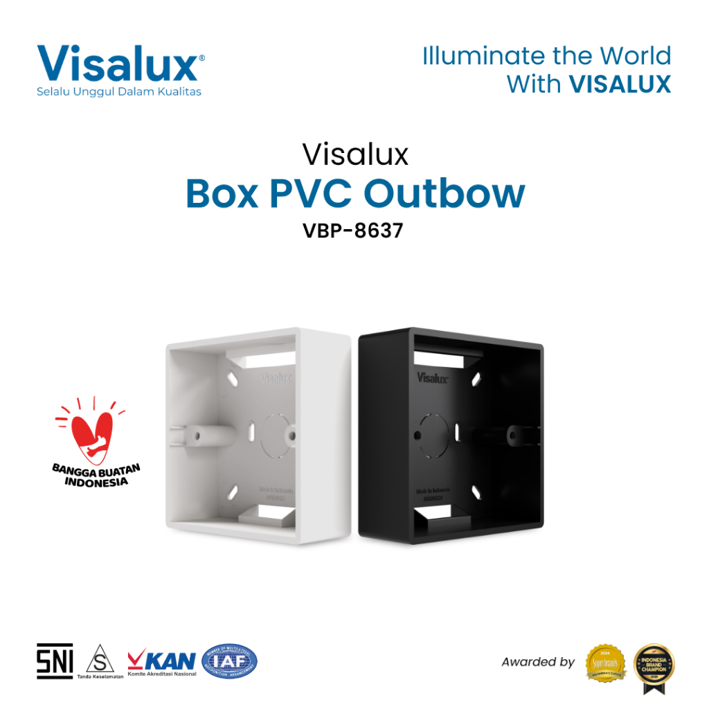 Visalux Box PVC Outbow Box Switch & Socket (VBP8637) | Shopee Malaysia