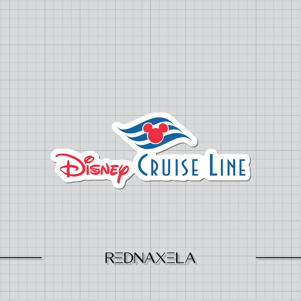 Stiker Vinyl Disney Cruise Line Stiker Koper Outdoor Travel Sticker ...