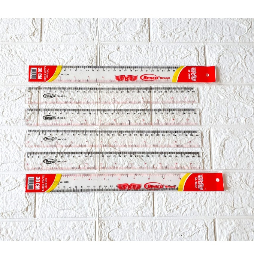 Ruler 30 Cm CLEAR Glass Ruler - Line 30 cm | Shopee Malaysia