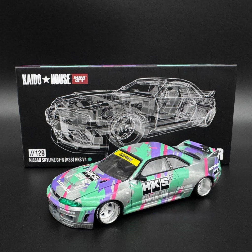 Kaido House Nissan Skyline GTR R33 HKS V1 KHMG129 CHASE | Shopee Malaysia