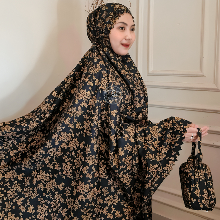 KATUN Adiba Adiba | Premium Foil Cotton Travel Prayer Robe with Laser ...