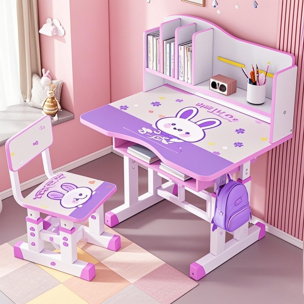 Children's Study Table/Minimalist Study Table/Aesthetic Study Table ...