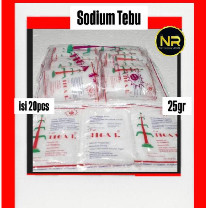 Sodium Cane Cap Tiga 25gr 1pack (20pcs)/Artificial Sweetener Tiga Cane ...
