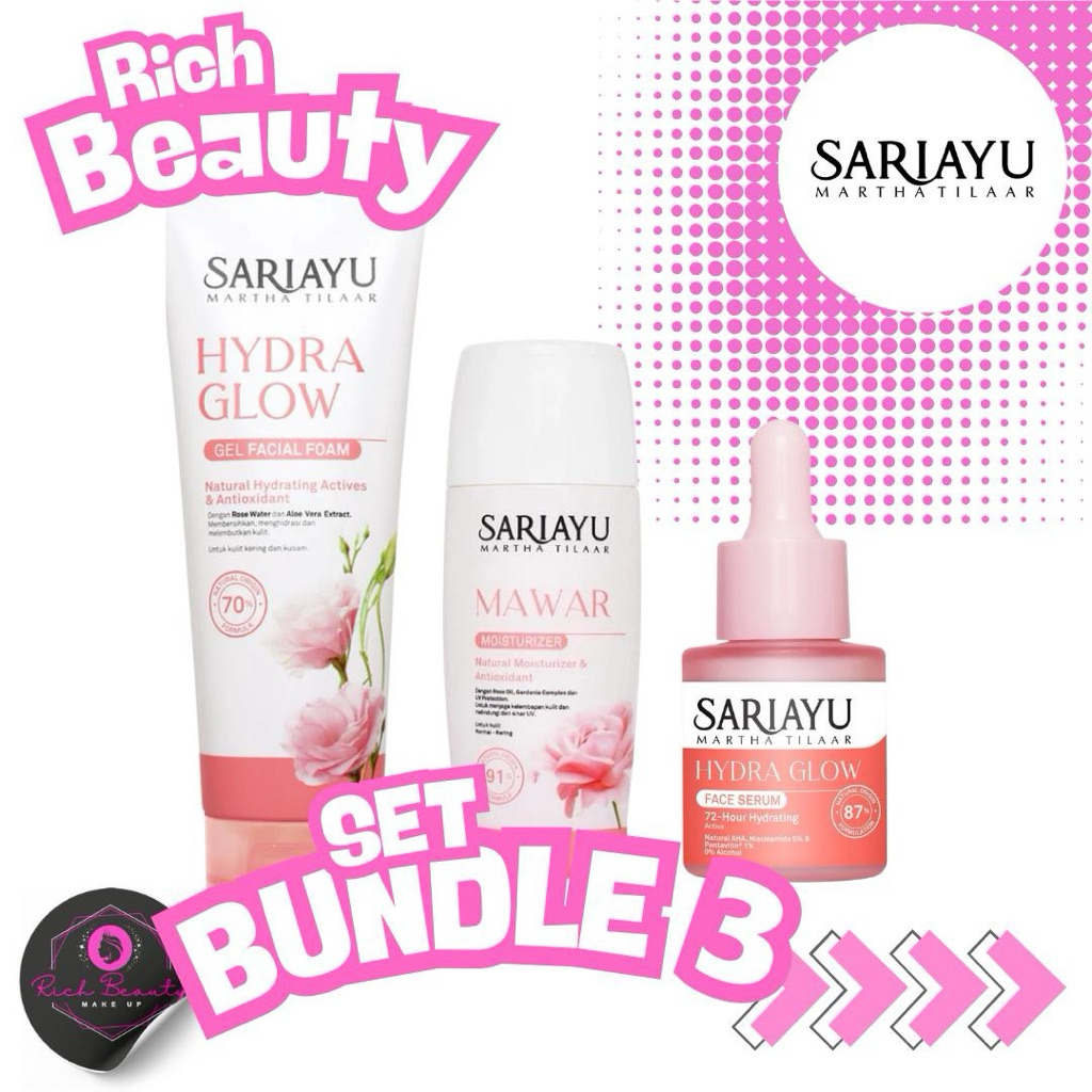 SARIAYU HYDRAGLOW PACKAGE (FOR DRY AND DULL SKIN) | Shopee Malaysia