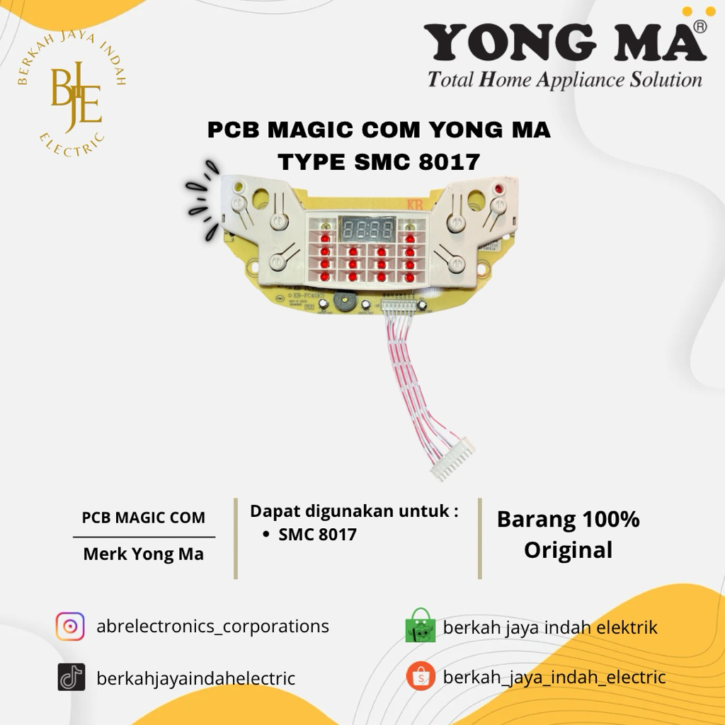 PCB CONTROL MAGIC COM YONG MA TYPE SMC 8017 ORIGINAL | Shopee Malaysia